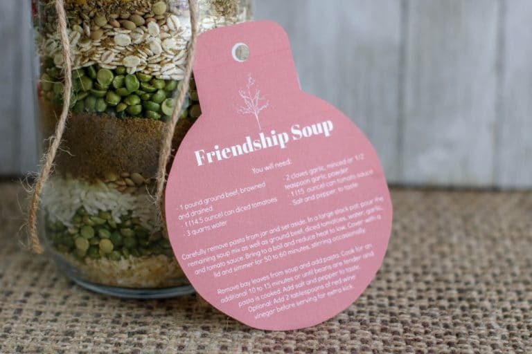 Friendship Soup: DIY Gift in a Jar (With Free Printable Gift Tags ...