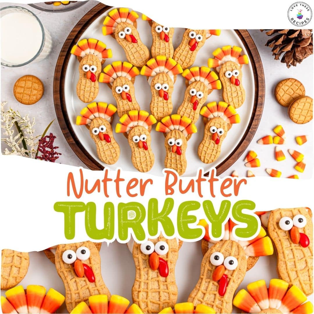 Nutter Butter Turkey Cookies