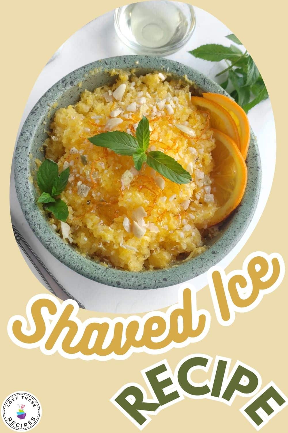 Orange Shaved Ice Recipe