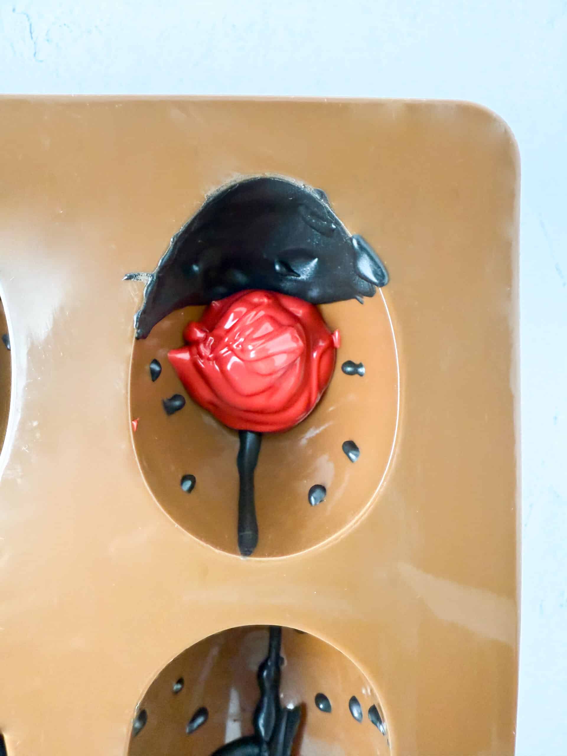 Red Velvet Lady Bug Truffles